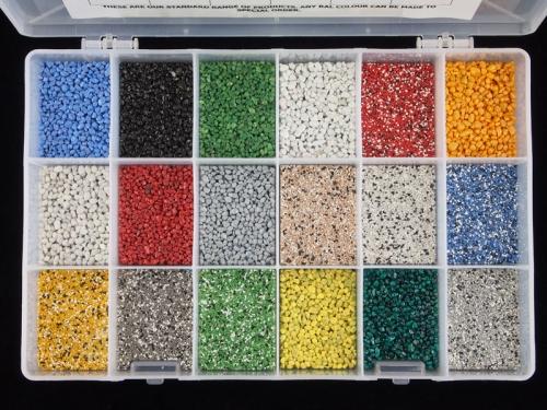 Coloured Quartz Sample Box | Resin Bonded Aggregates